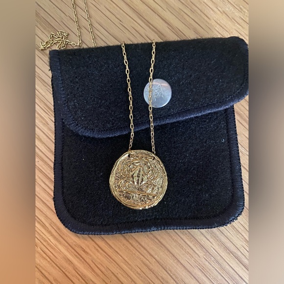 Sezane | Jewelry | Nwot Sezane Astre Zodiac Necklace Cancer Gold | Poshmark